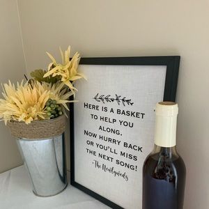 Party Supplies | 2 For 1 Wedding Guest Bathroom Basket Sign | Poshmark